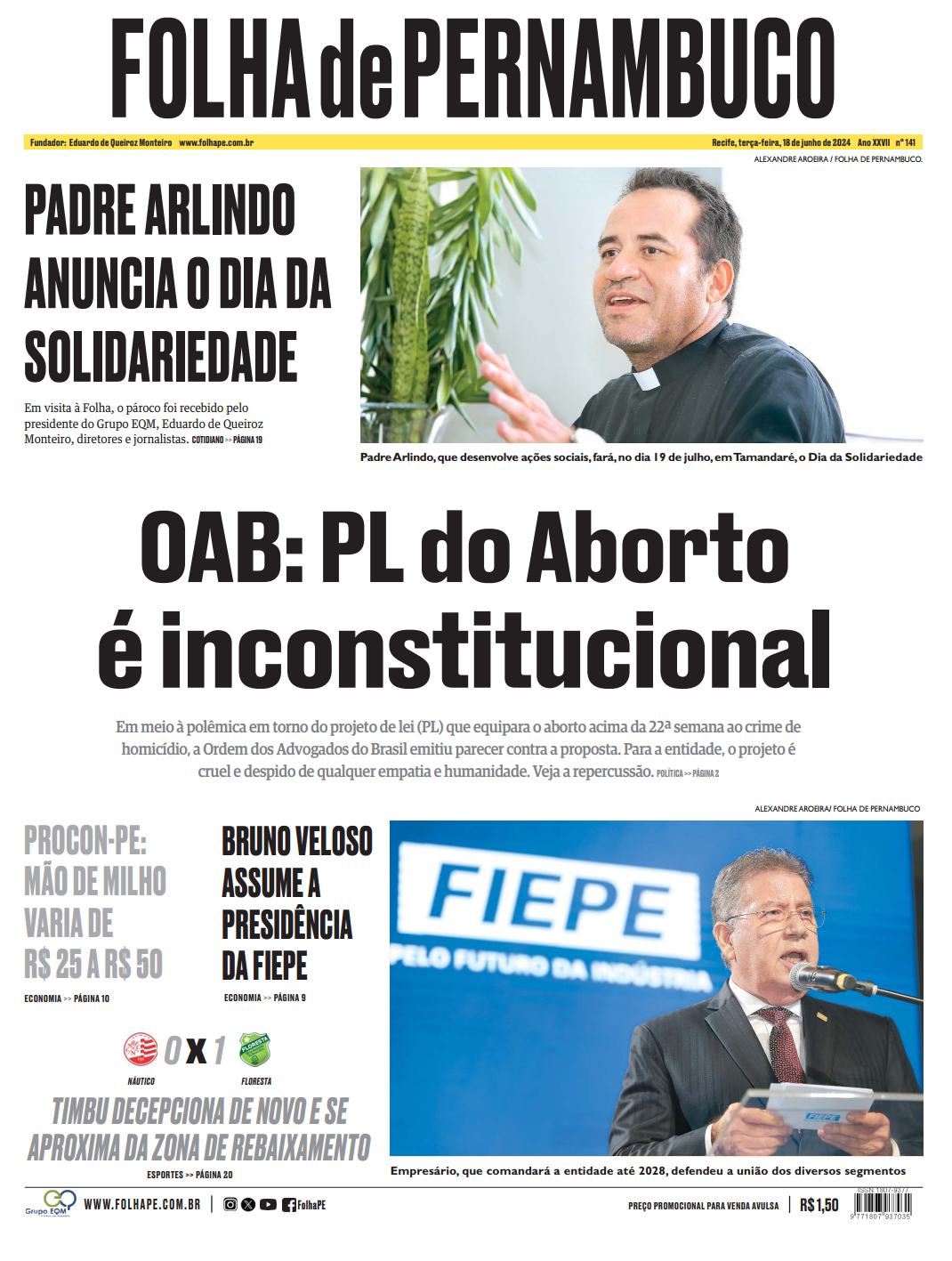 Folha PE - Jornal do dia 18 de junho de 2024
